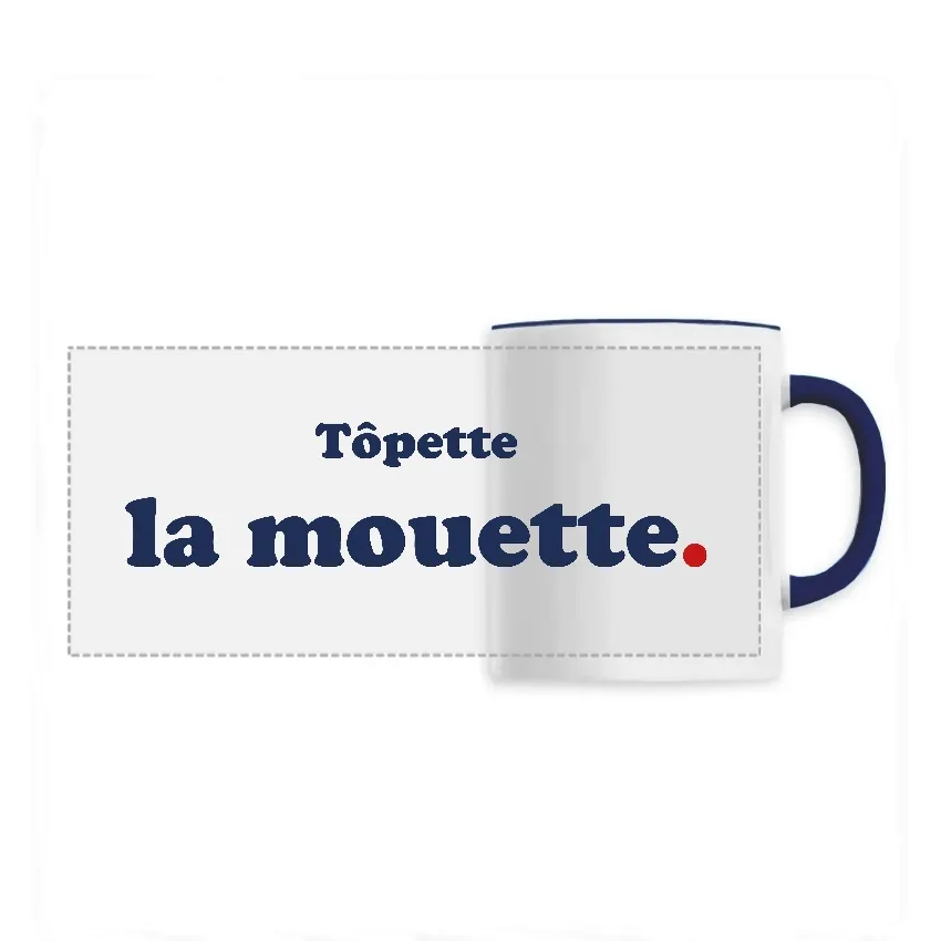 Mug en céramique - Tôpette la mouette 🔴 - La Boutique Angevine (Angers)